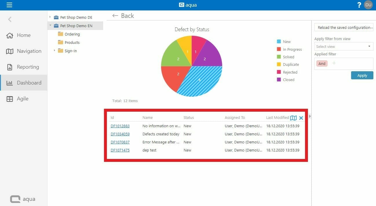 New aqua version 21.0 available - aqua cloud - best software for testing