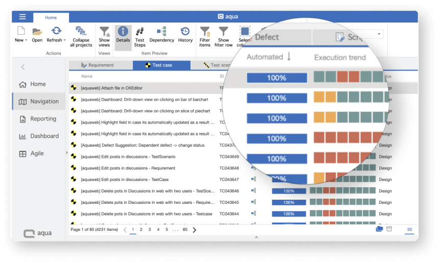 Best application testing tools from aqua ALM — test apps with any OS on ...
